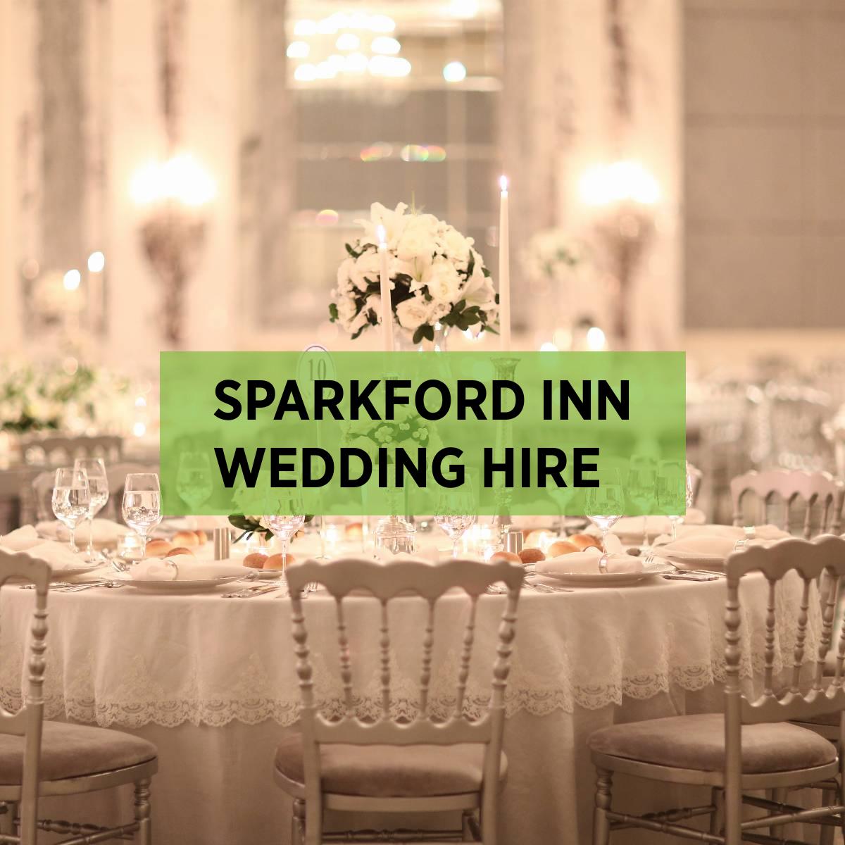 Sparkford Inn Wedding Hire • Expo Hire UK