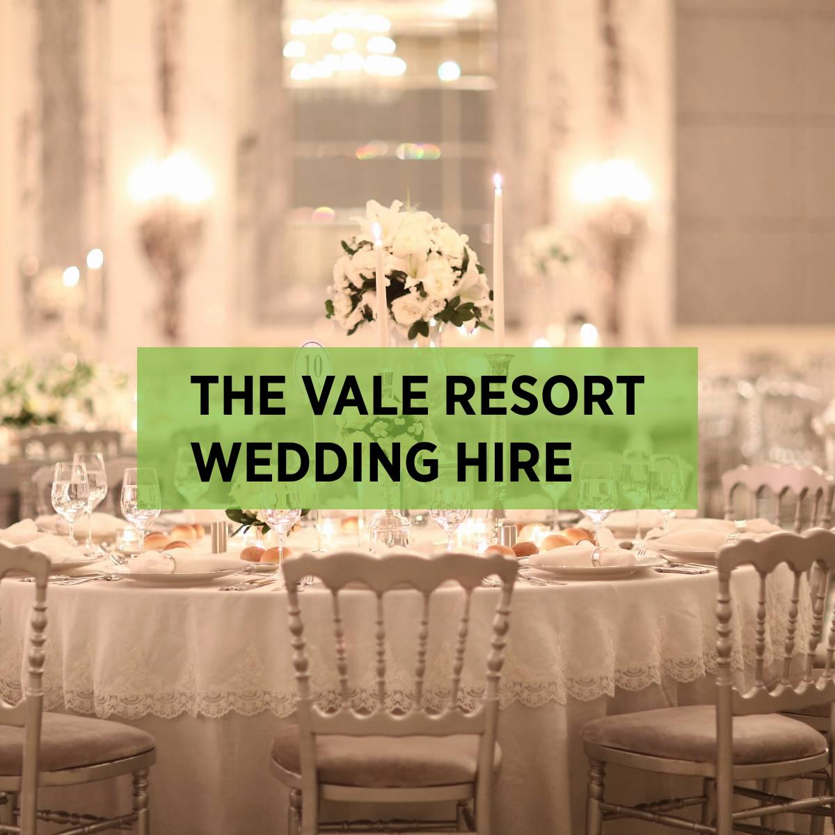 The Vale Resort Wedding Hire • Expo Hire UK