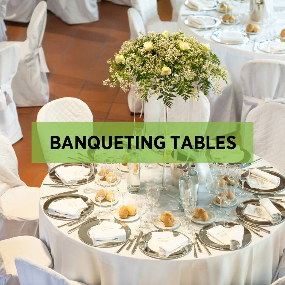 Hire Banqueting Tables • From £5.50 • Expo Hire UK