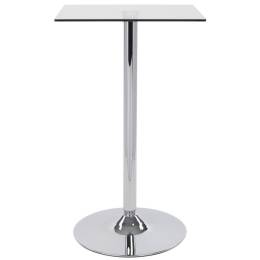 Metallic Silver Poseur Table Hire • Expo Hire